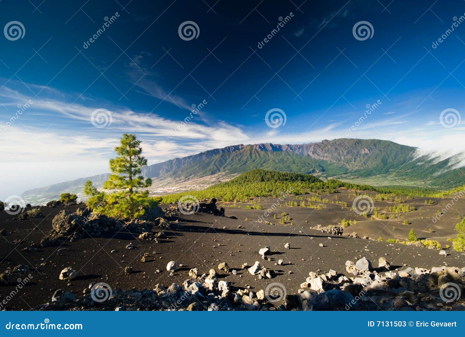 Volcano landscape stock image. Image of landscape, green - 7131503