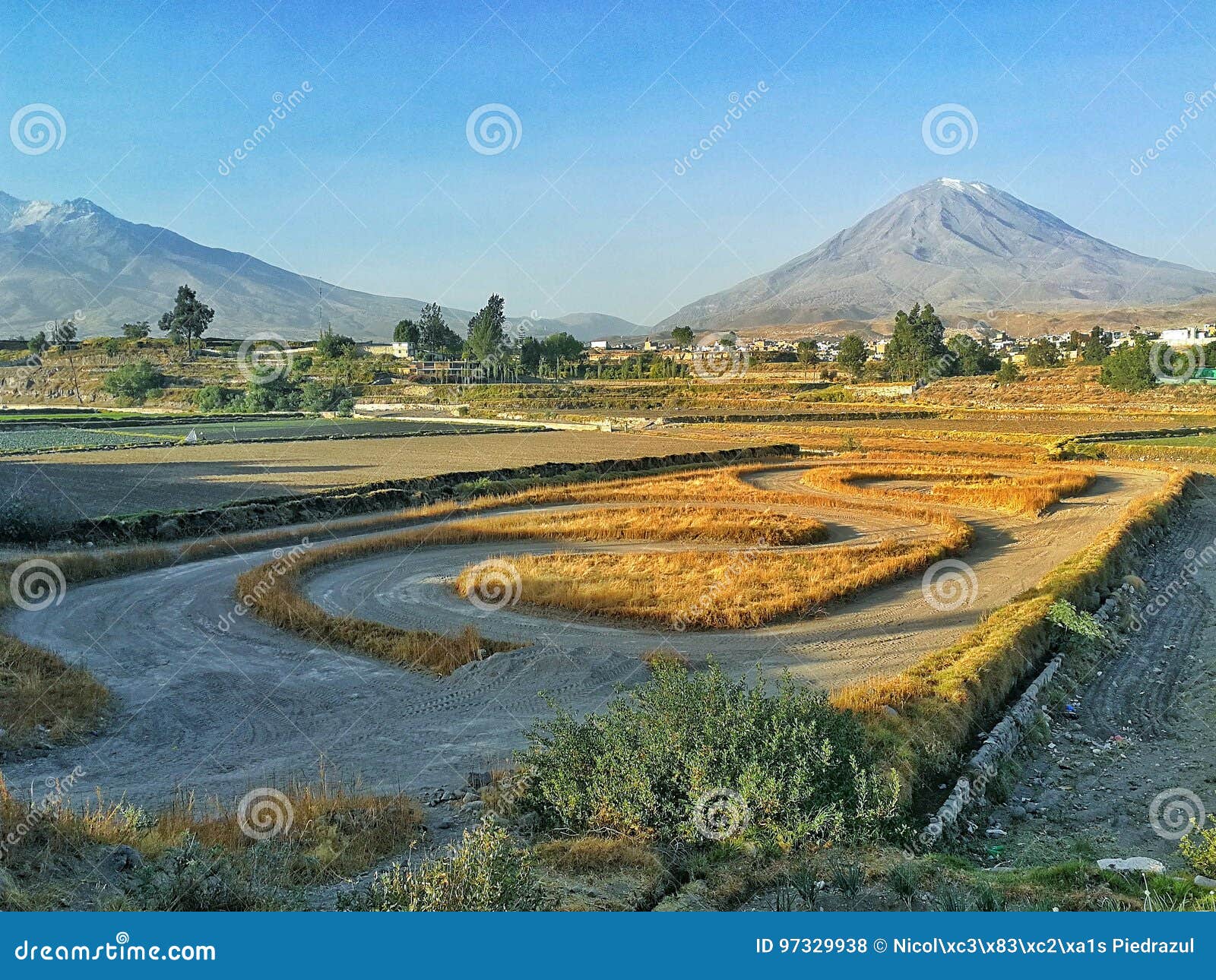 View Of Misti Volcano, Peru Royalty-Free Stock Photo | CartoonDealer ...