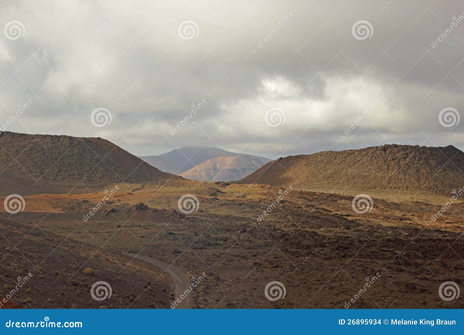 Volcano Landscape, Lanzarote Stock Photo - Image of national, europe ...
