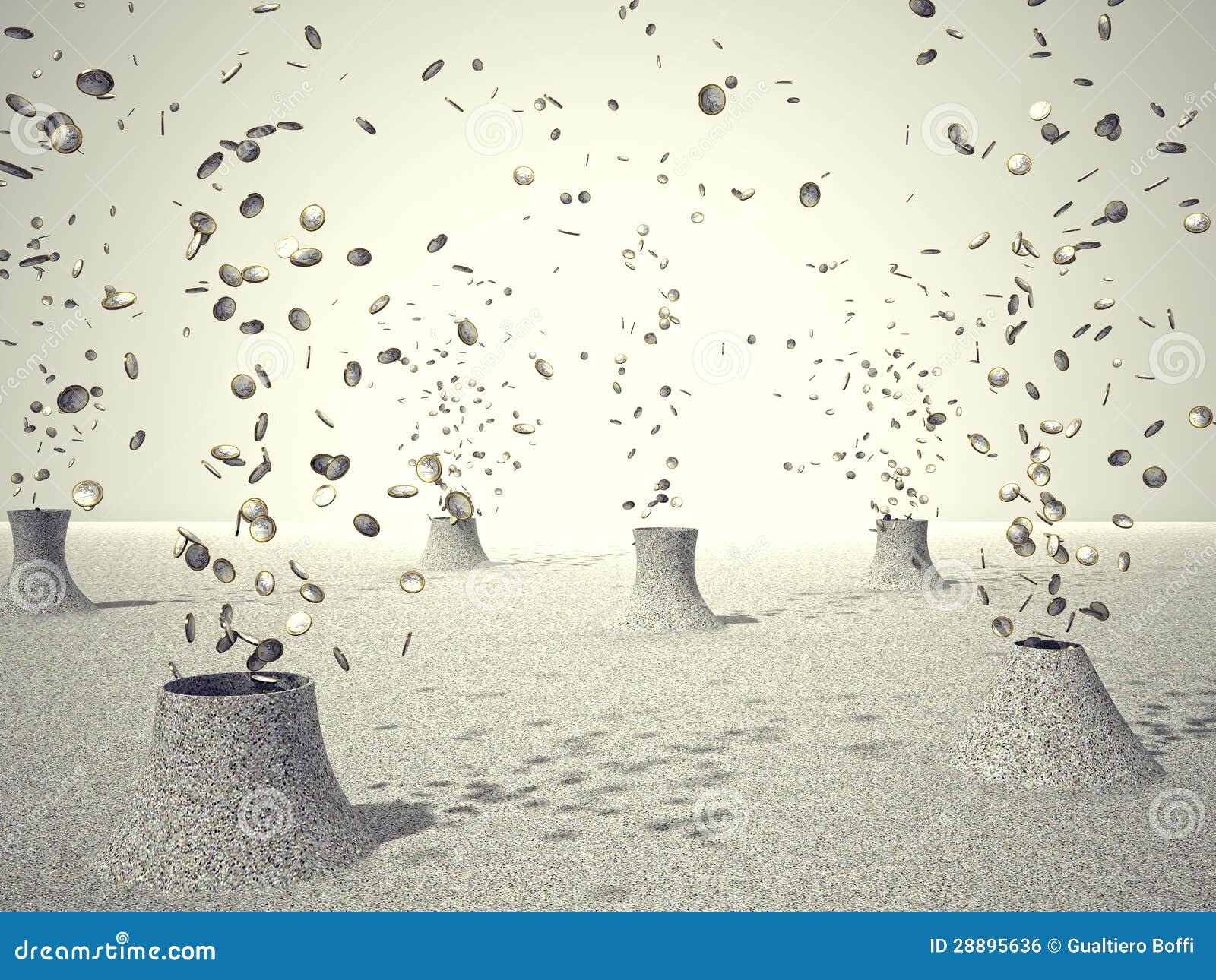 Volcano money stock illustration. Illustration of abstract - 28895636