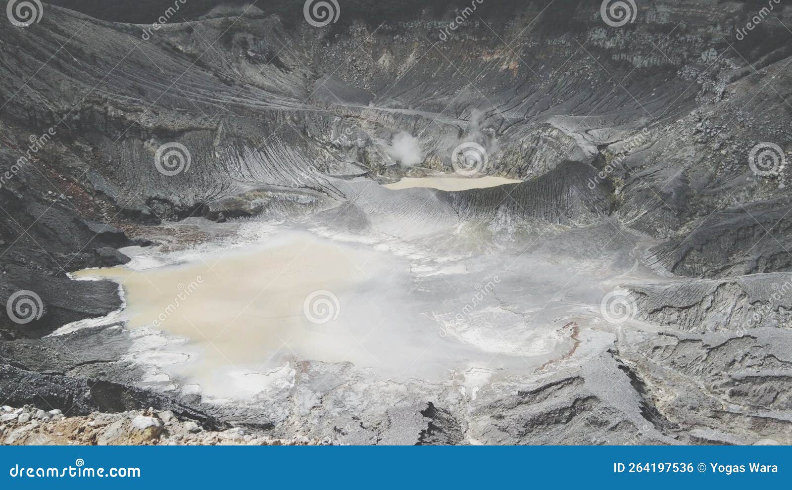 Volcano Mt. Tangkuban Parahu, Westjava Stock Photo - Image of heat ...