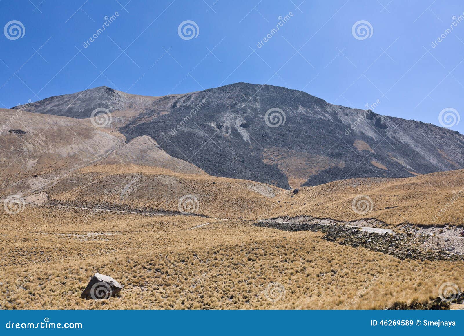 Volcano Nevada De Toluca, Mexico Stock Image - Image of volcano, crater ...