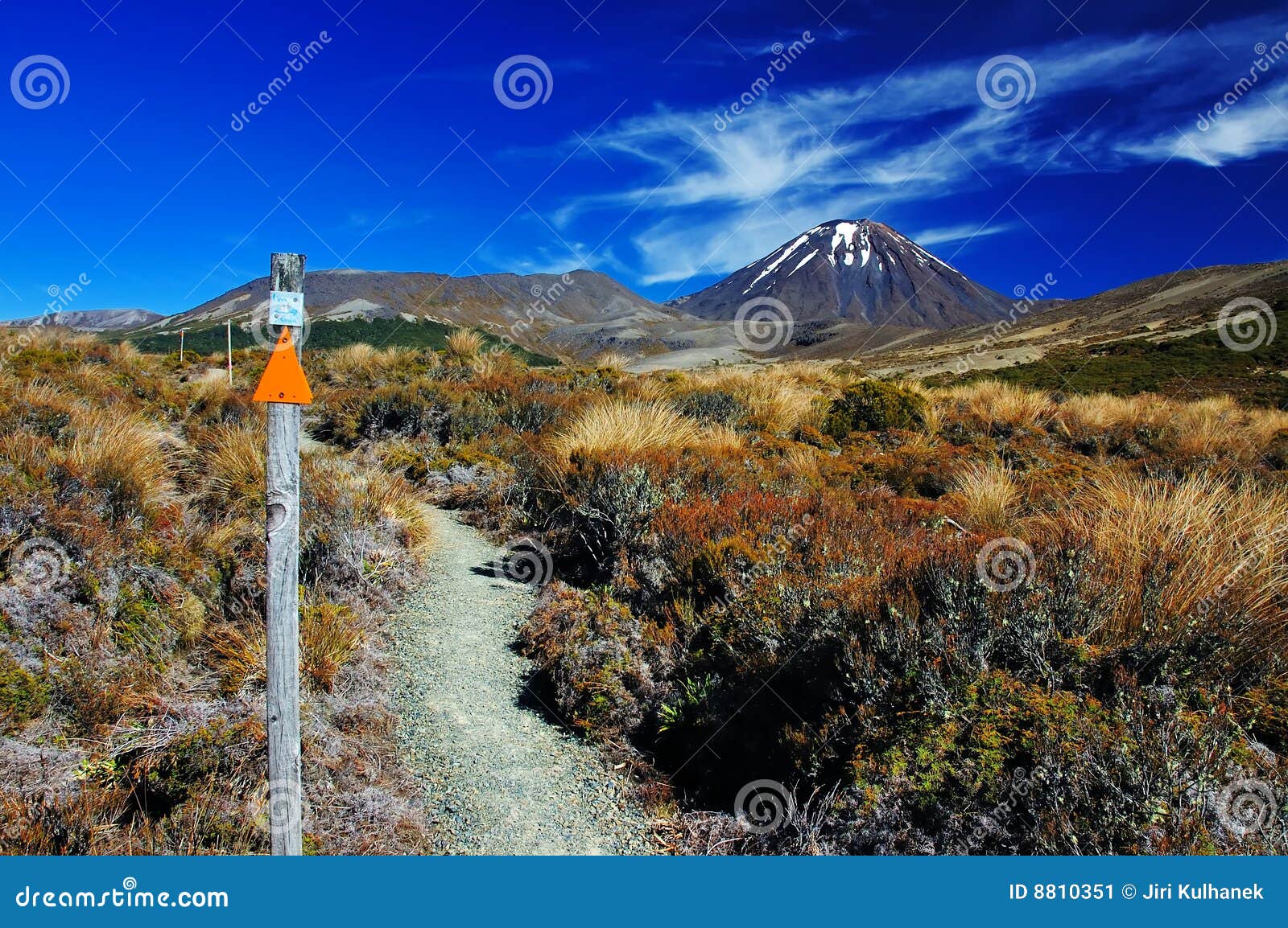 Volcano Ngauruhoe - Tongariro NP Stock Image - Image of climb, mountain ...