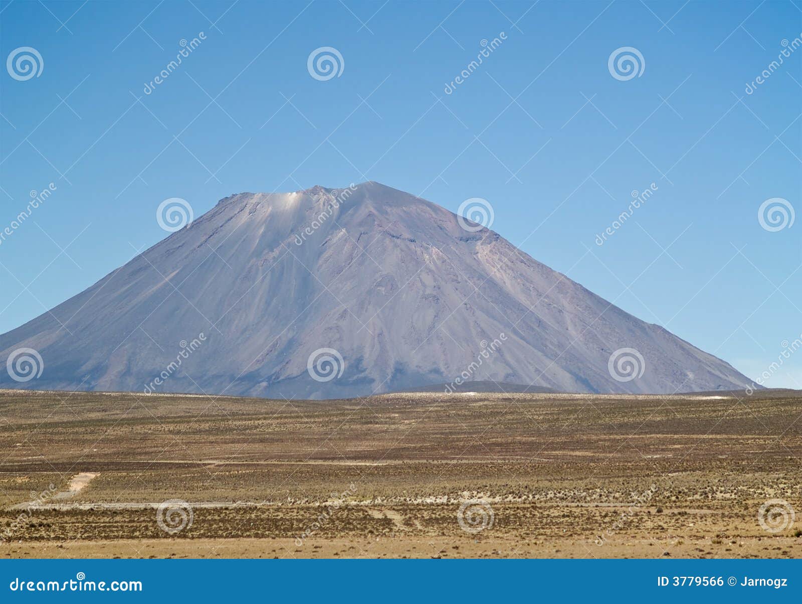Volcano at Peru stock photo. Image of desert, volcano - 3779566