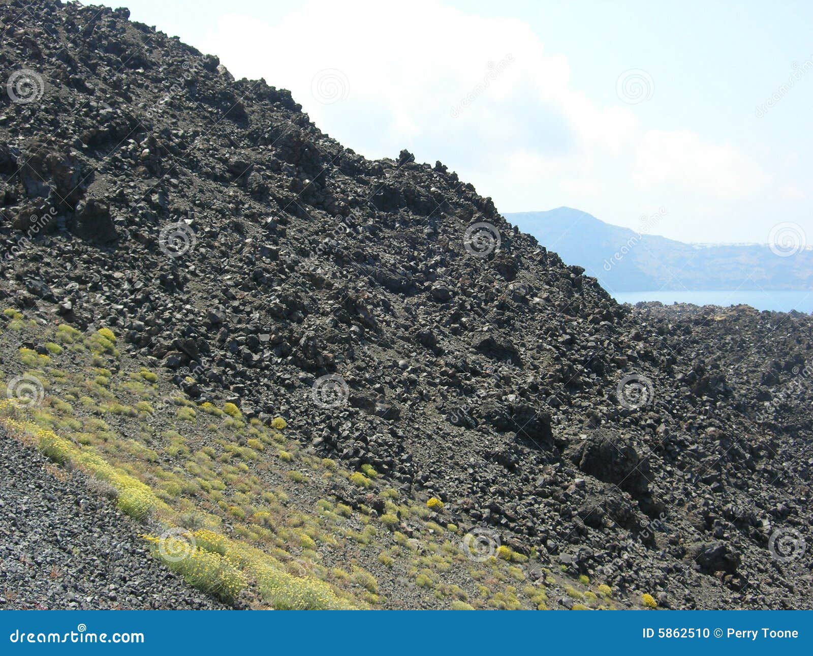 Volcano Side stock photo. Image of minerals, summit, rock - 5862510