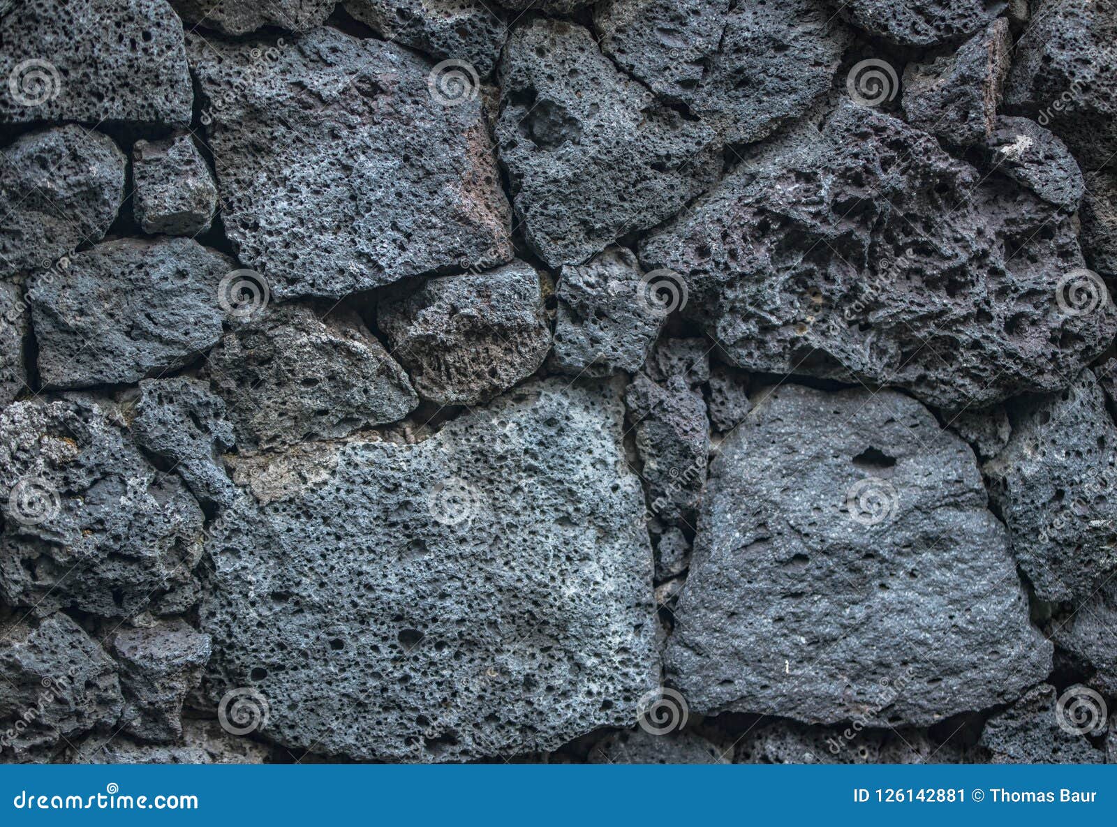 Volcano Stone Texture Background Bricks in the Wall Stock Image - Image ...