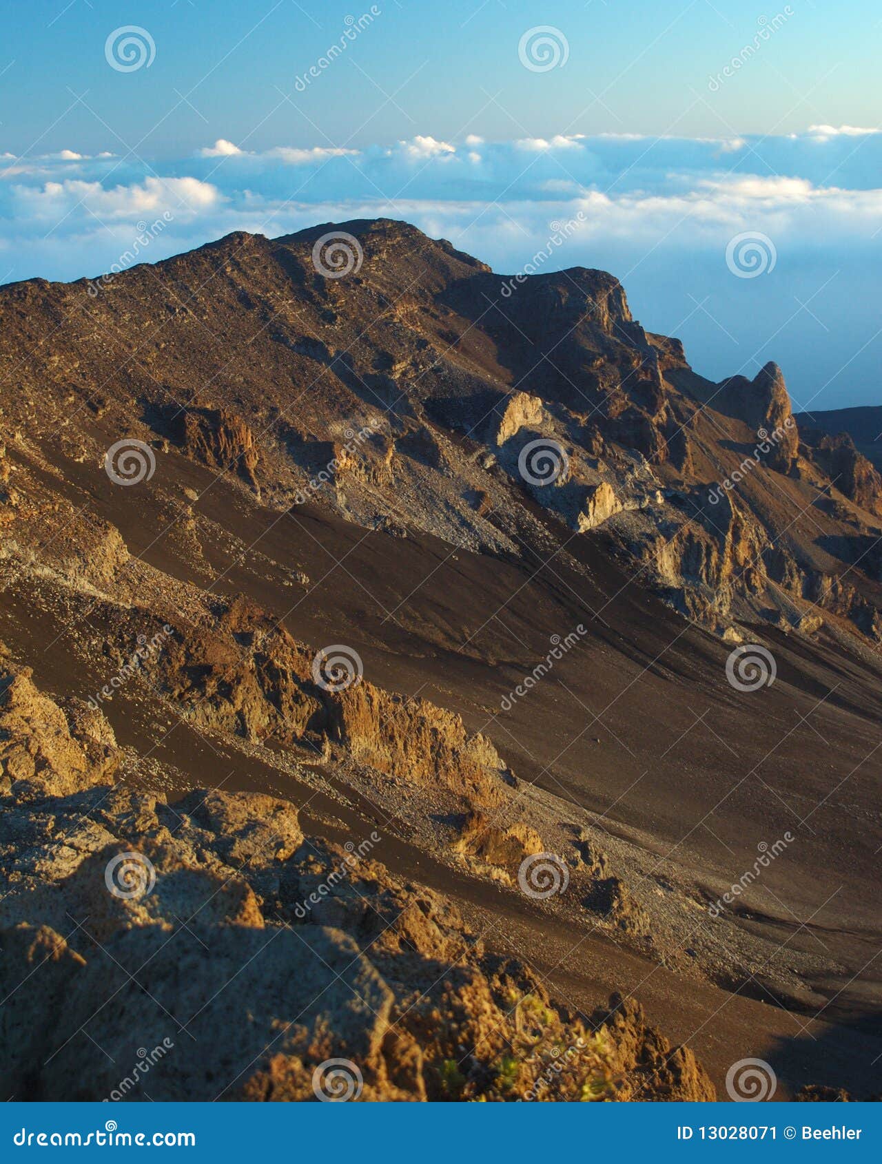 Volcano Sunrise stock image. Image of clouds, hawaii - 13028071