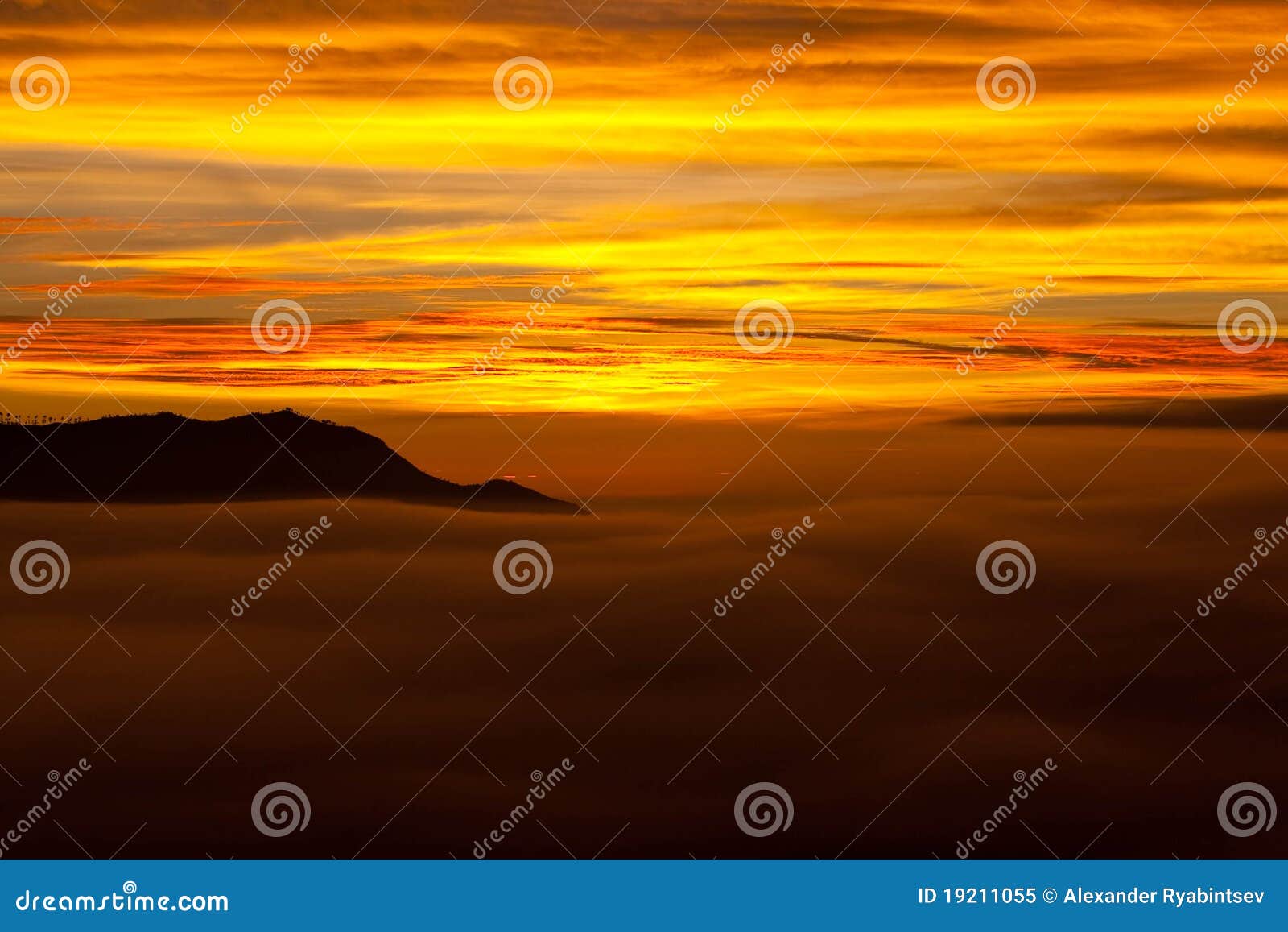 Volcano sunrise, Indonesia stock image. Image of national - 19211055