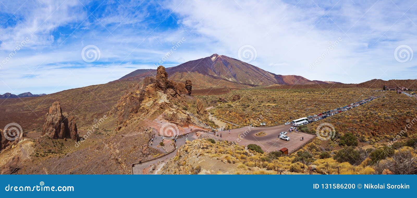 Volcano Teide in Tenerife Island - Canary Spain Stock Photo - Image of ...