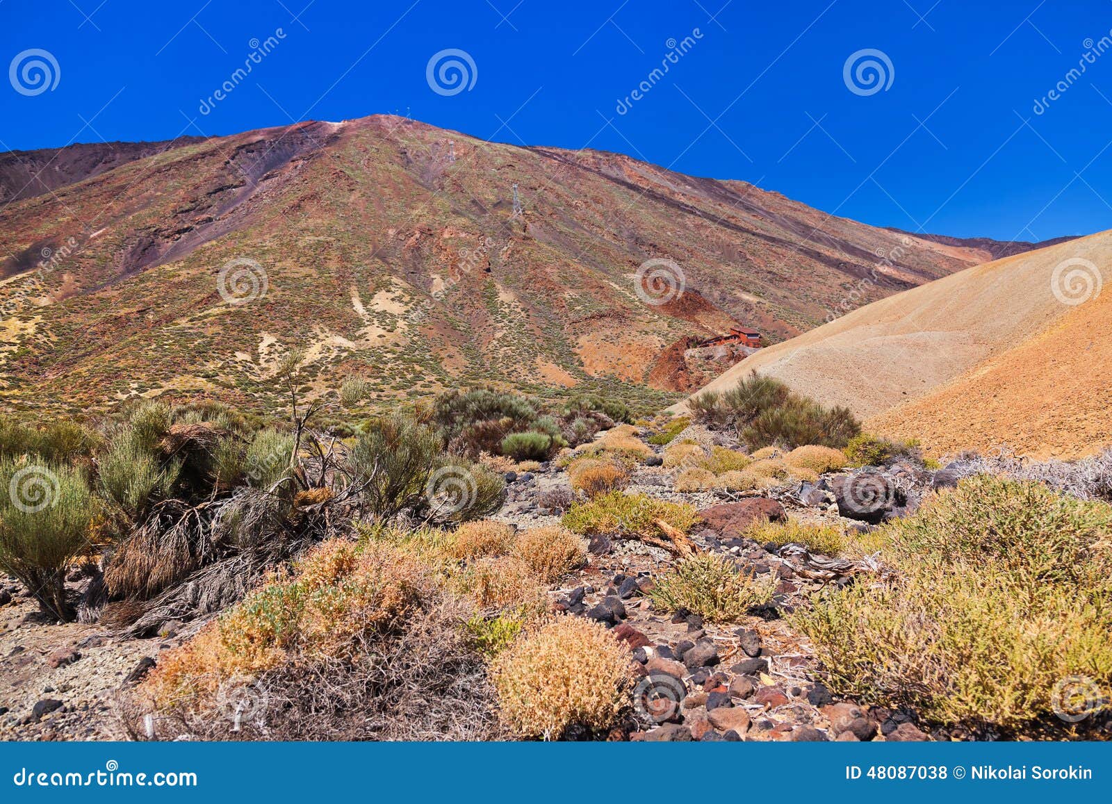 Volcano Teide in Tenerife Island - Canary Stock Photo - Image of ...
