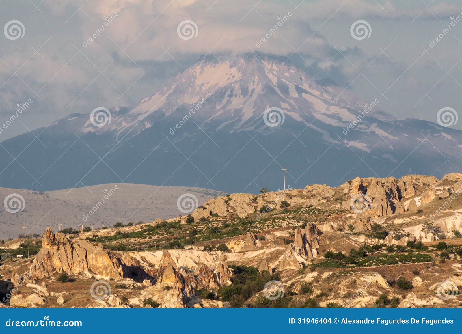 Volcano in Turkey stock photo. Image of geolocial, volcano - 31946404