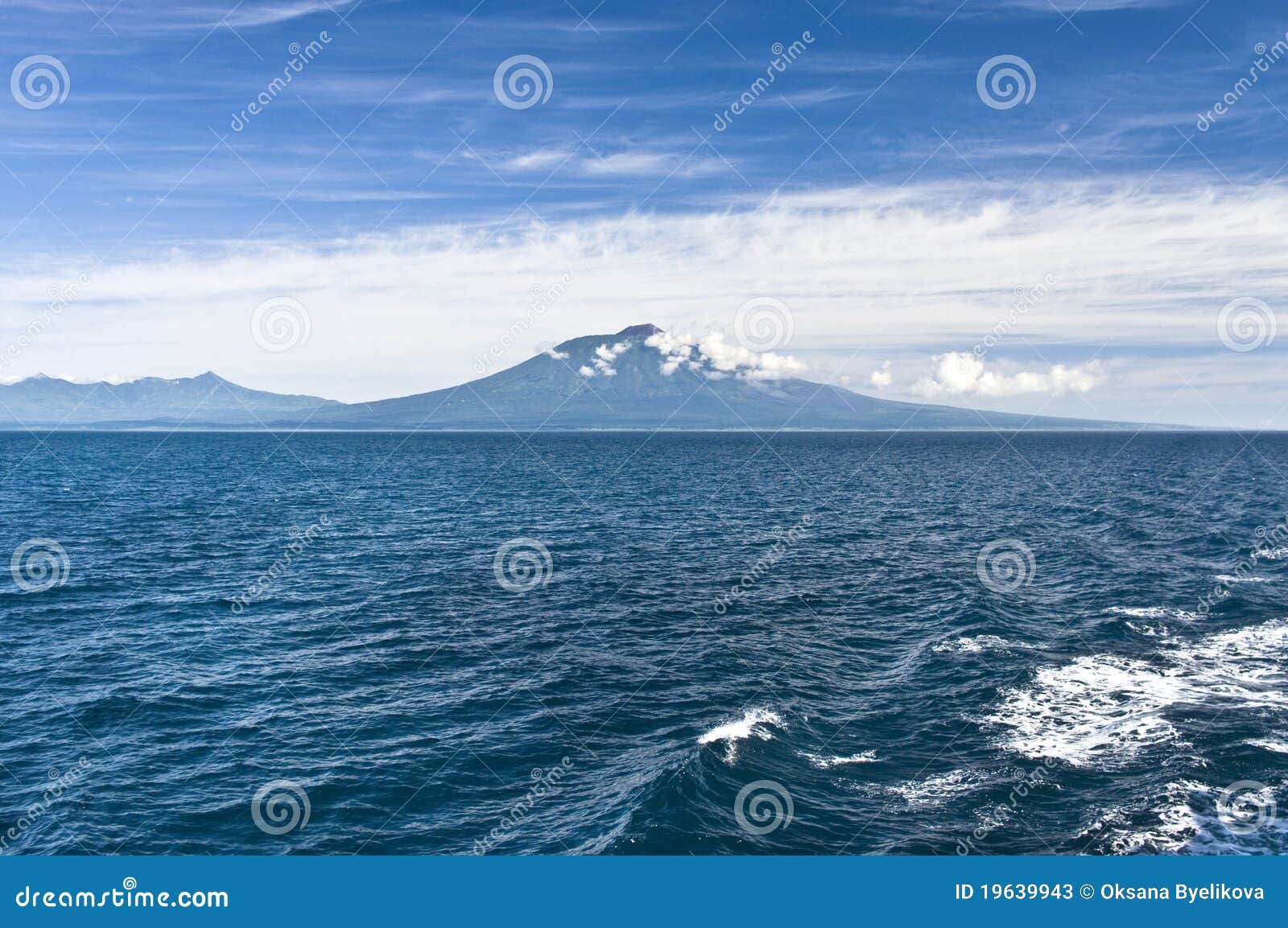 Volcano Tyatya.Kurily, Island Kunashir Stock Image - Image of east ...
