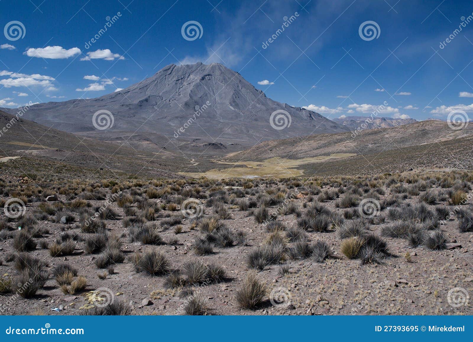 Volcano Ubinas stock image. Image of rock, alpine, geography - 27393695