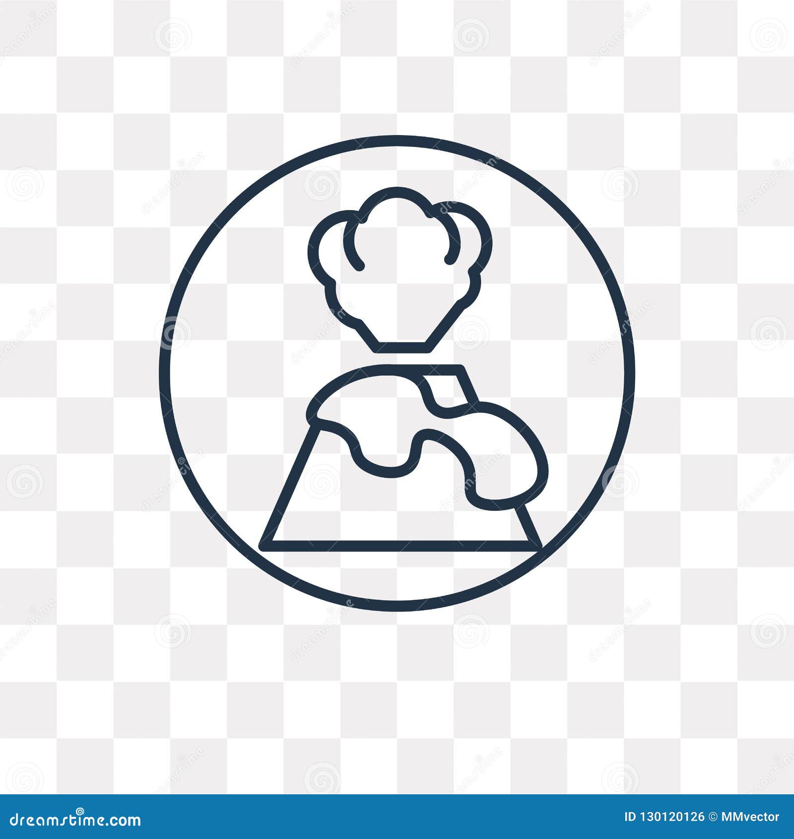 Volcano Warning Vector Icon Isolated On Transparent Background ...