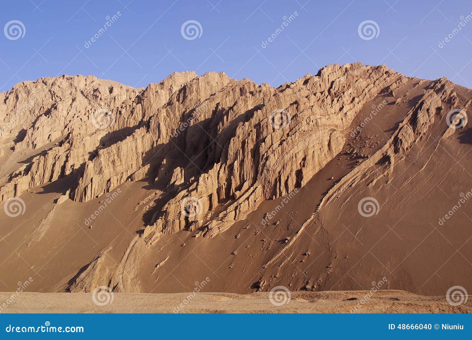 The volcano in xinjiang stock photo. Image of volcano - 48666040