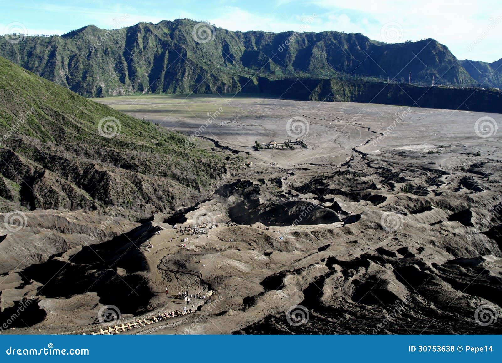 Volcanoes area stock photo. Image of java, mount, stratovolcano - 30753638
