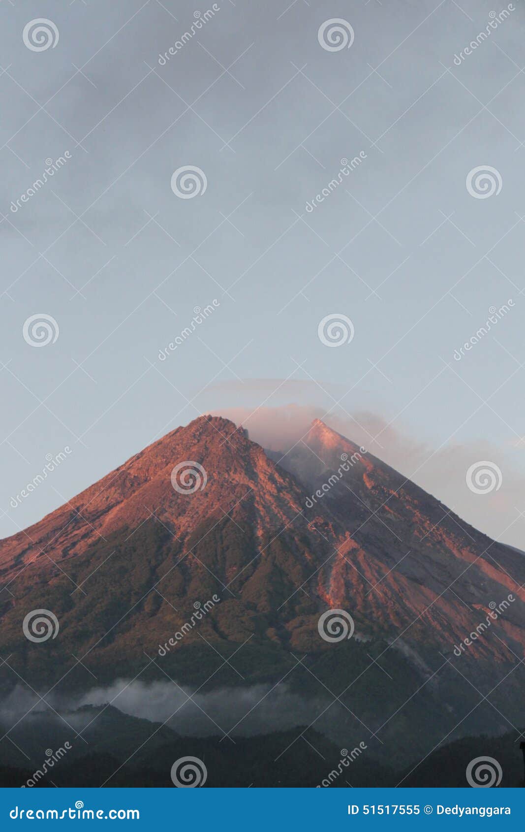Volcanoes are in Indonesia stock image. Image of mountain - 51517555