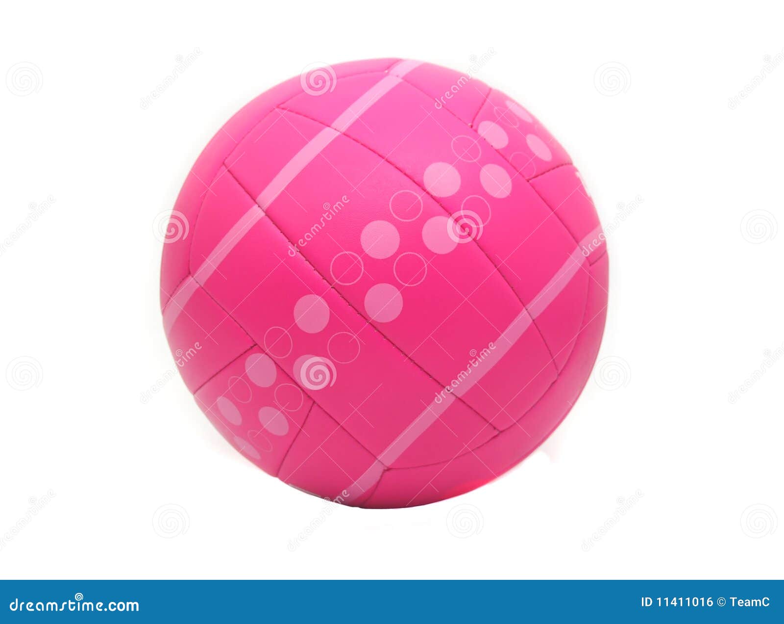 Voleibol Cor-de-rosa Isolado Foto de Stock - Imagem de equipamento ...