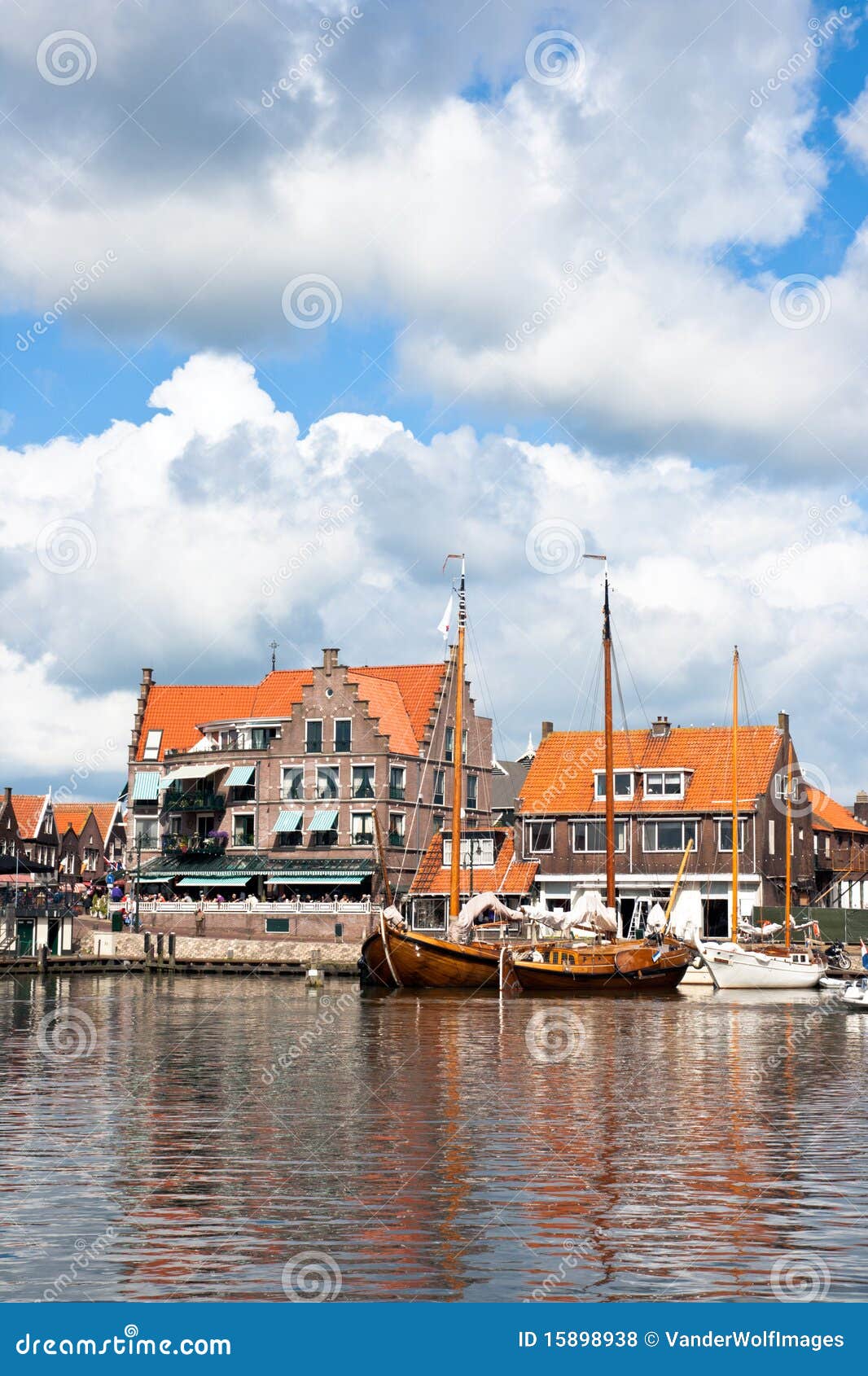Volendam Holland stock photo. Image of harbor, architecture - 15898938