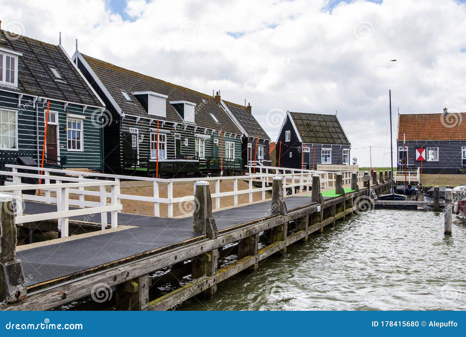 Volendam and Marken - Netherlands Stock Photo - Image of landscape ...