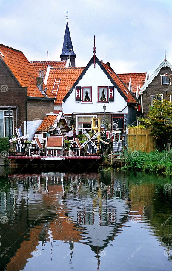 Volendam, the Netherlands stock image. Image of quaint - 2999505