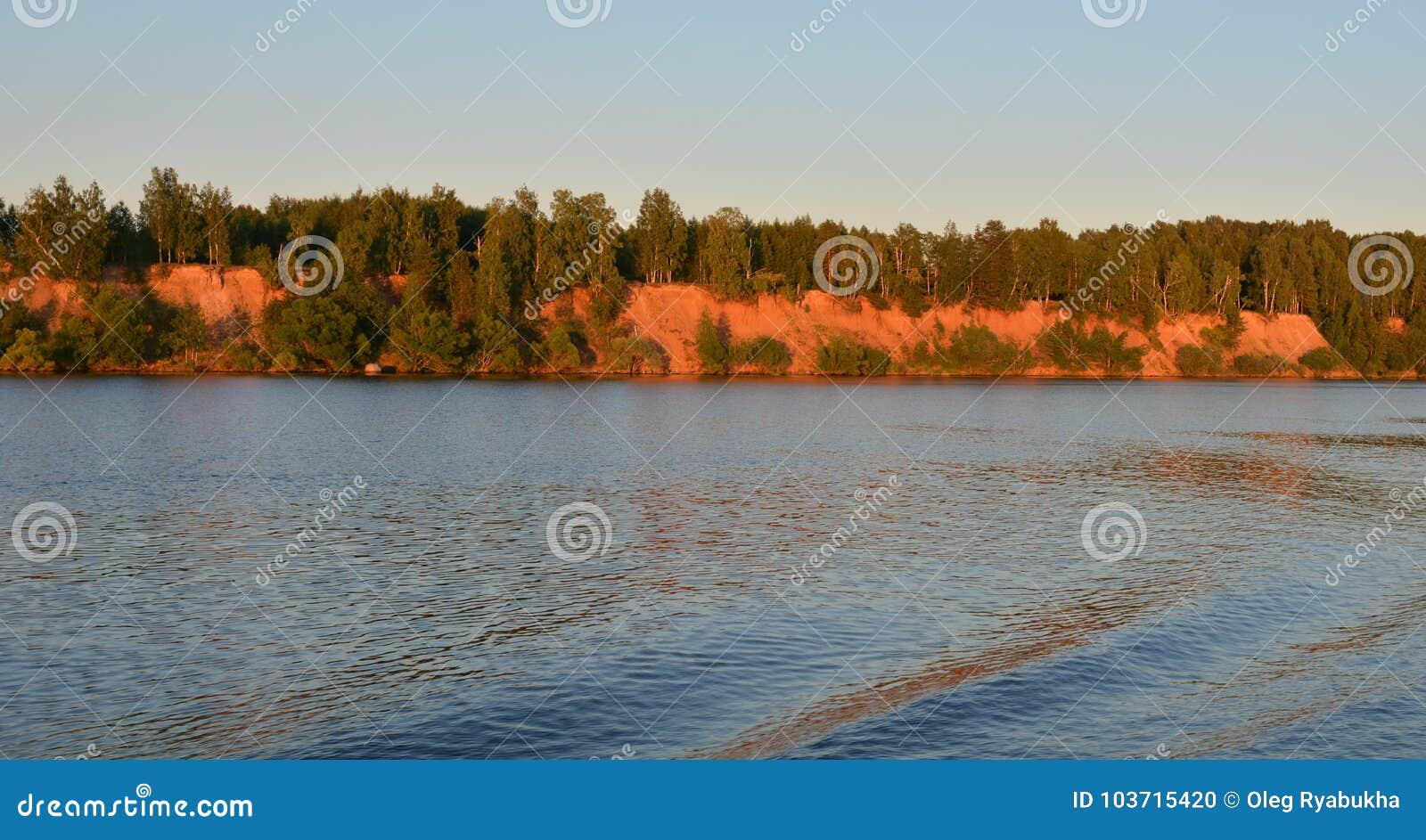 Volga stock photo. Image of river, volga, water, forest - 103715420