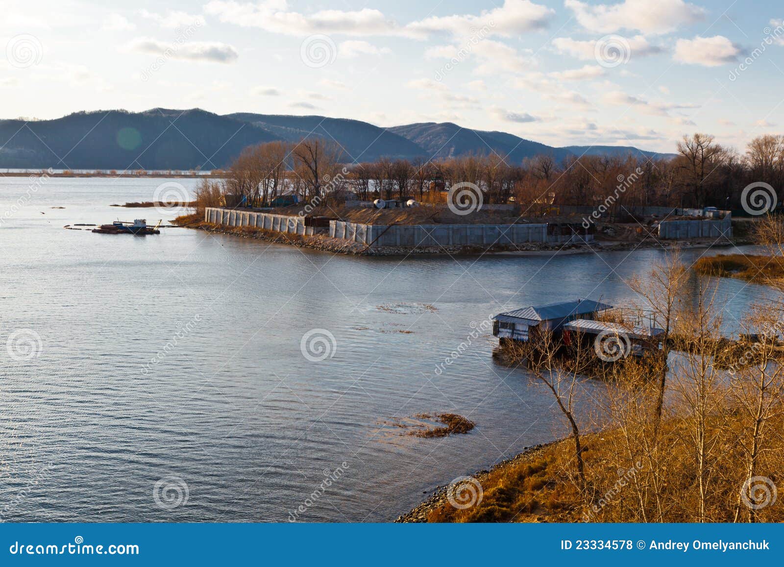 Volga River near Samara stock photo. Image of roof, beautiful - 23334578