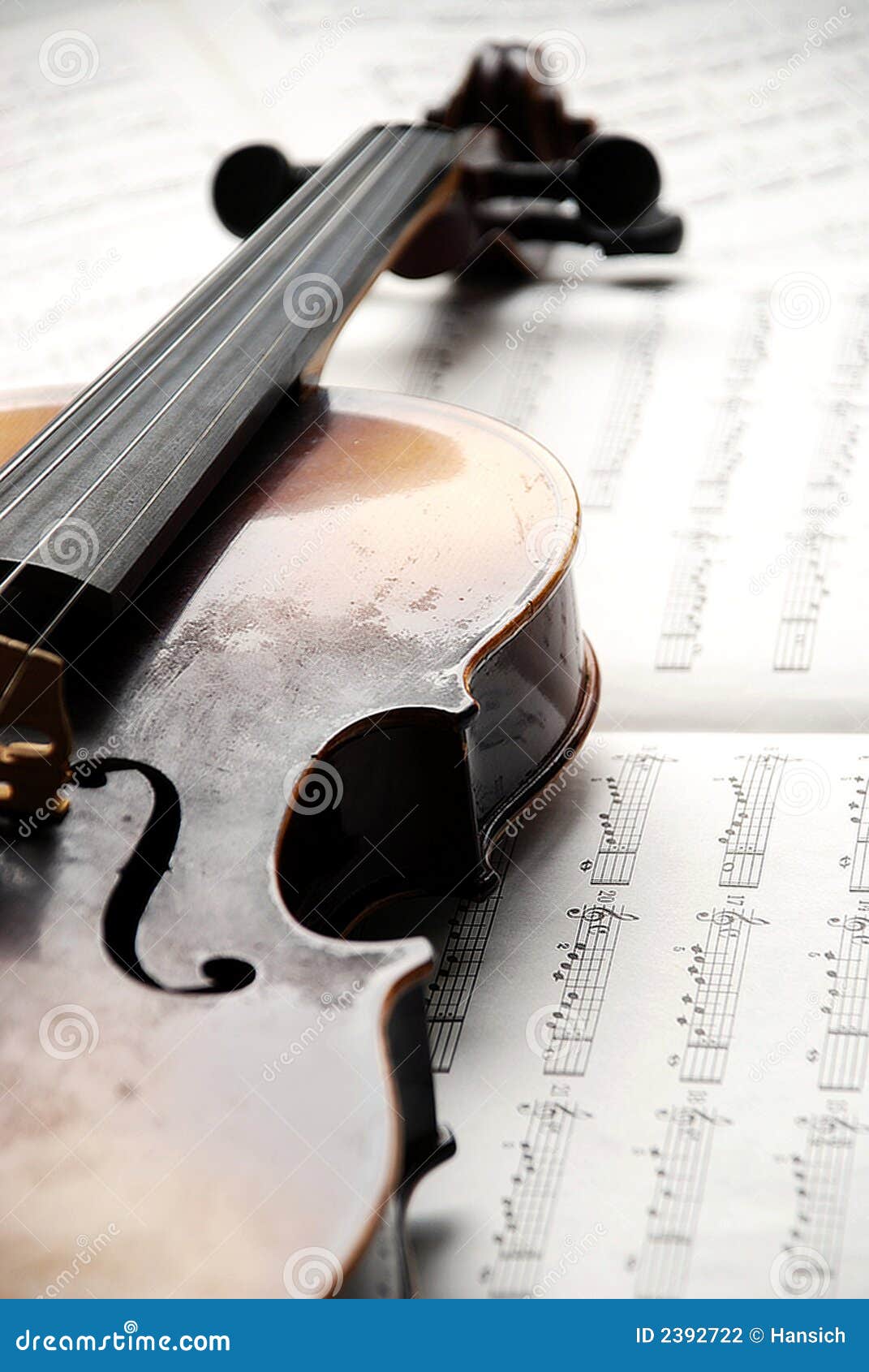 Violin And Note Royalty-Free Stock Image | CartoonDealer.com #117797410