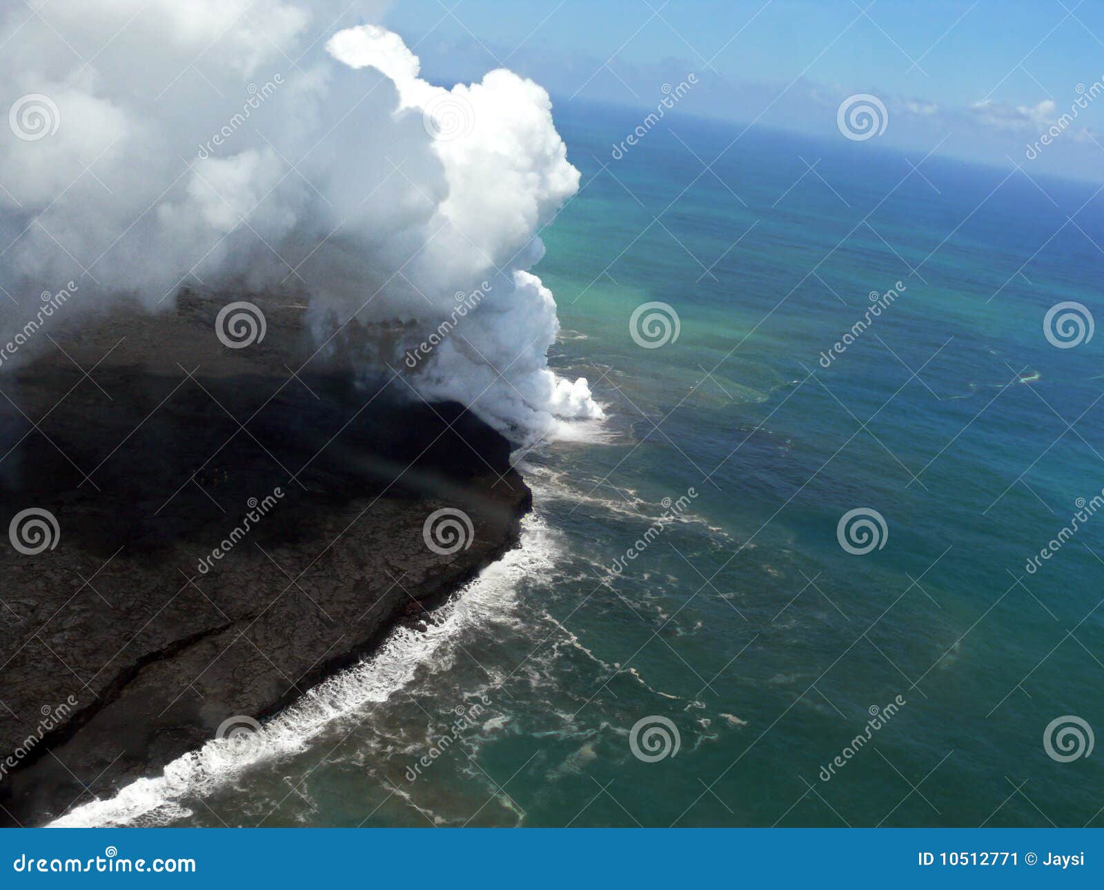 Volkano in Hawaii stock image. Image of hawaii, eruption - 10512771