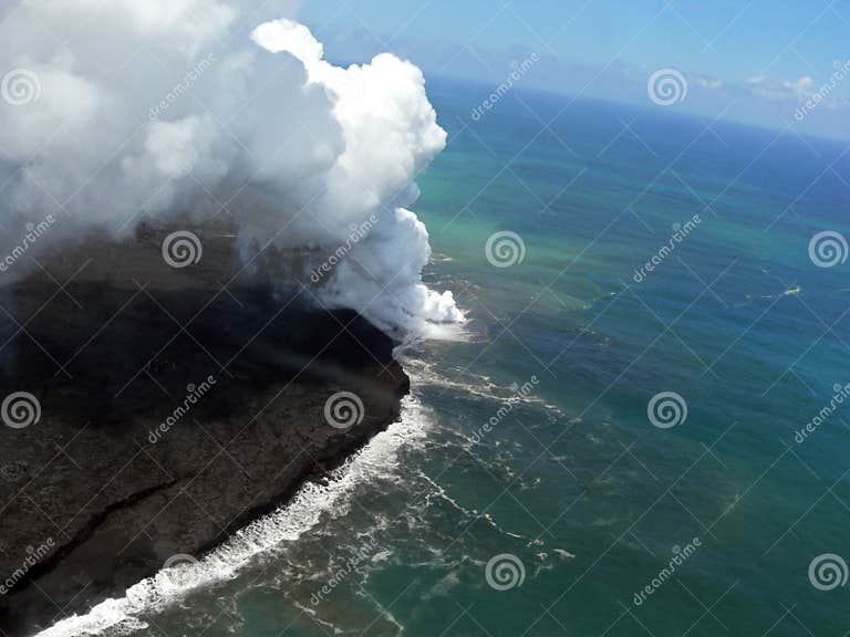 Volkano in Hawaii stock image. Image of hawaii, eruption - 10512771