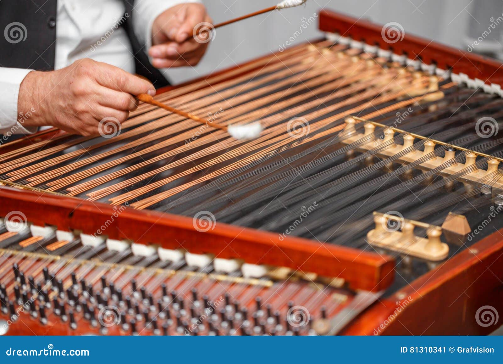 Volksmusikinstrument Des Hackbretts Stockbild - Bild von steuerknüppel ...