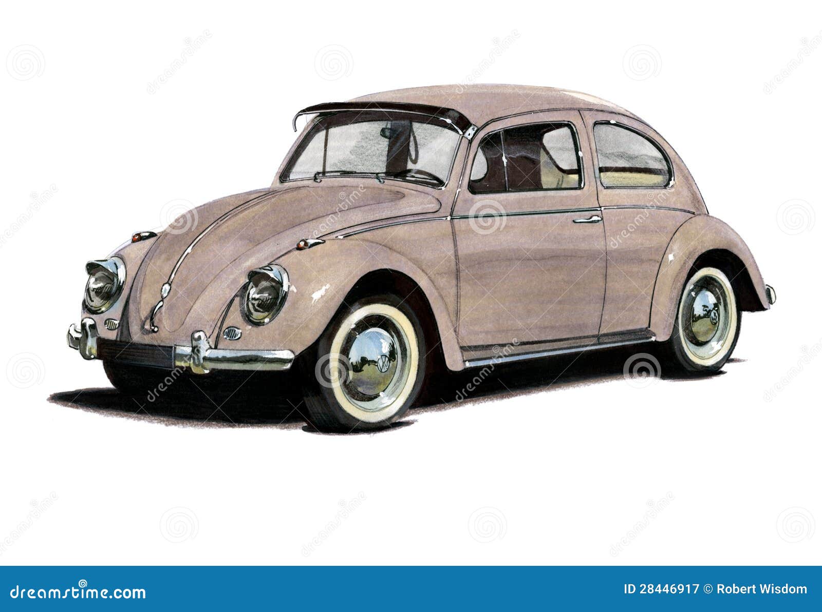 Volkswagen Beetle Vector Icon Isolated On Transparent Background ...