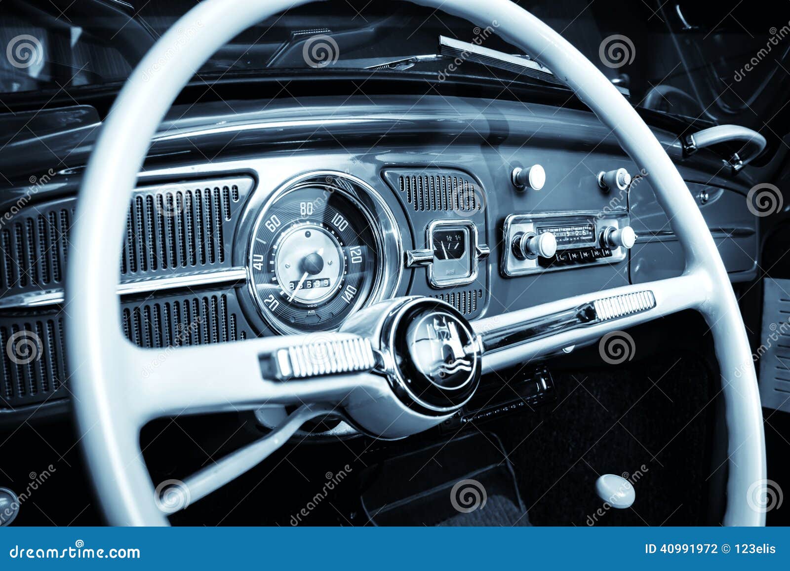 Volkswagen Beetle Dashboard Editorial Photography - Image of close ...