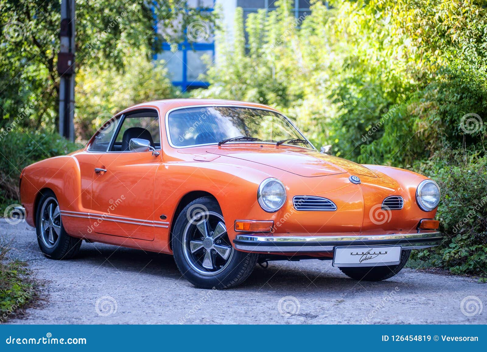 Volkswagen Karmann Ghia editorial stock image. Image of fifties - 126454819
