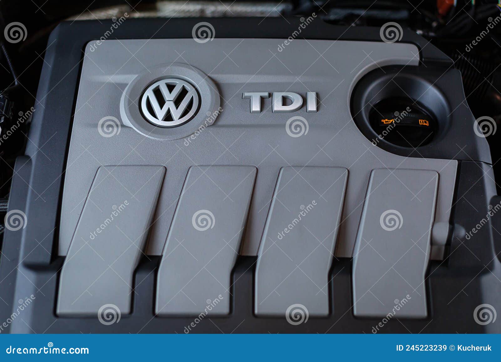 Volkswagen Passat B7 Tdi Diesel Engine Editorial Stock Image - Image of ...
