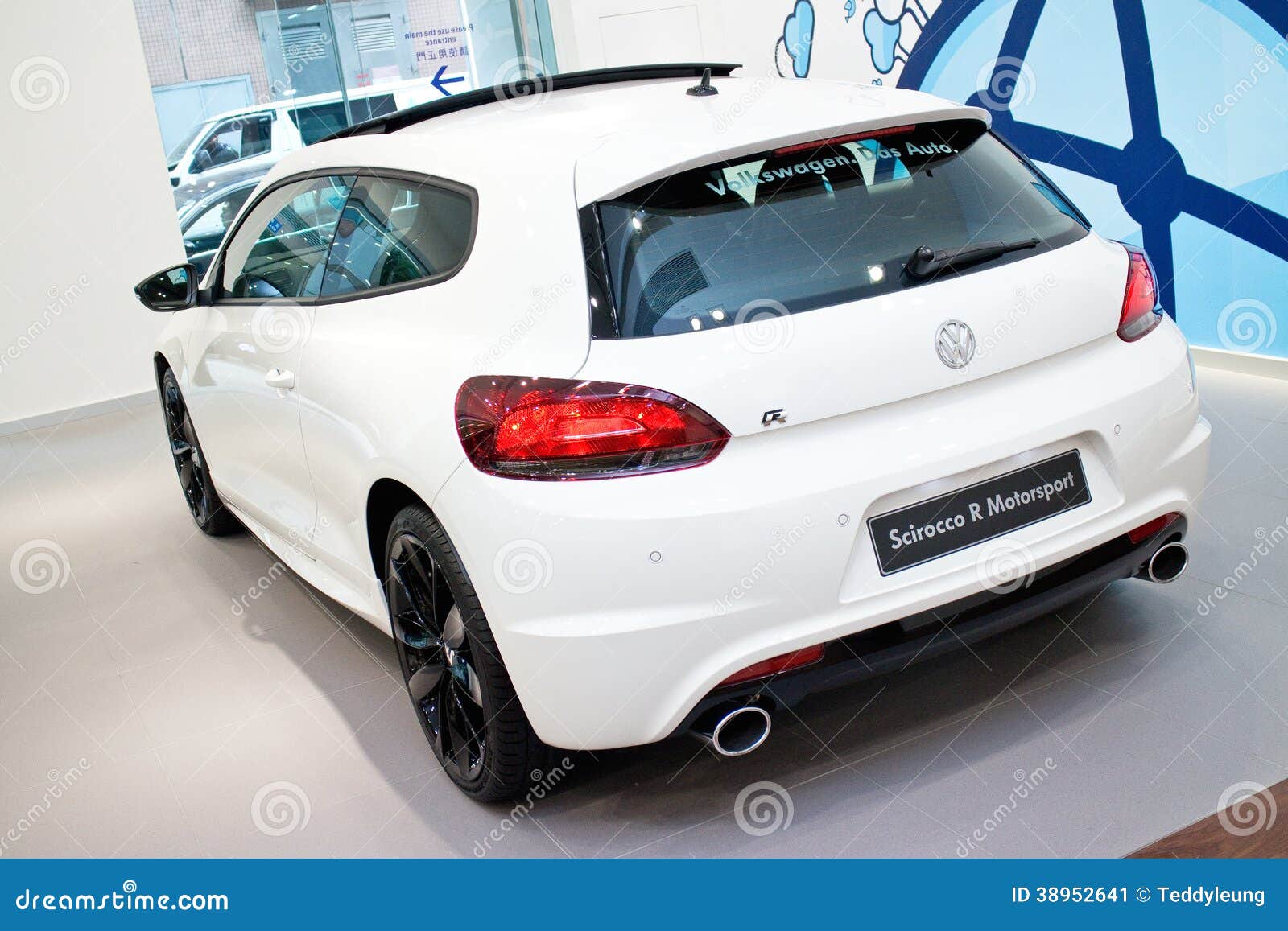 Volkswagen Scirocco 2014 Back Editorial Photo - Image of automotive ...
