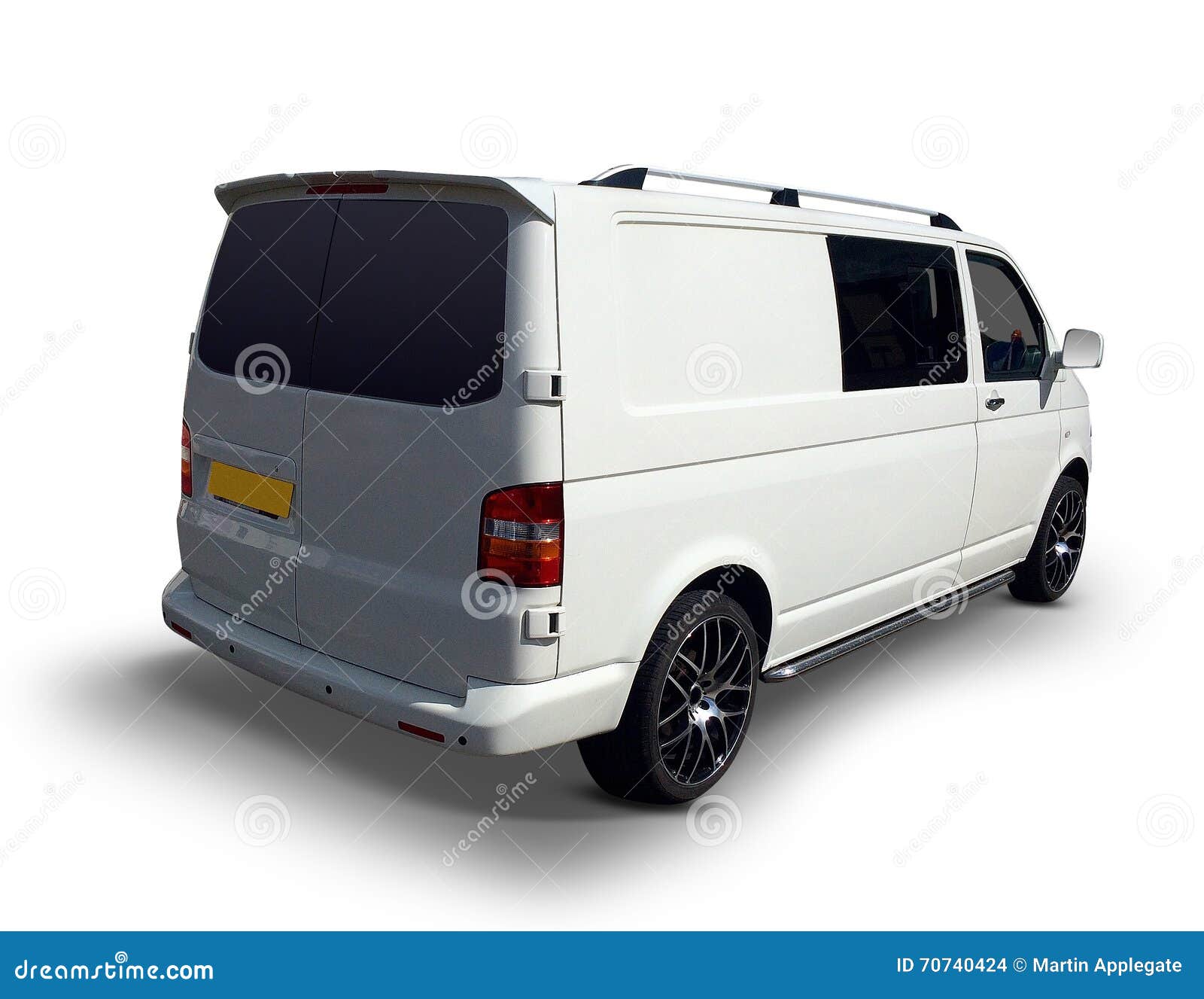 Volkswagen T30 TDI Van from Behind Stock Photo - Image of volkswagen ...