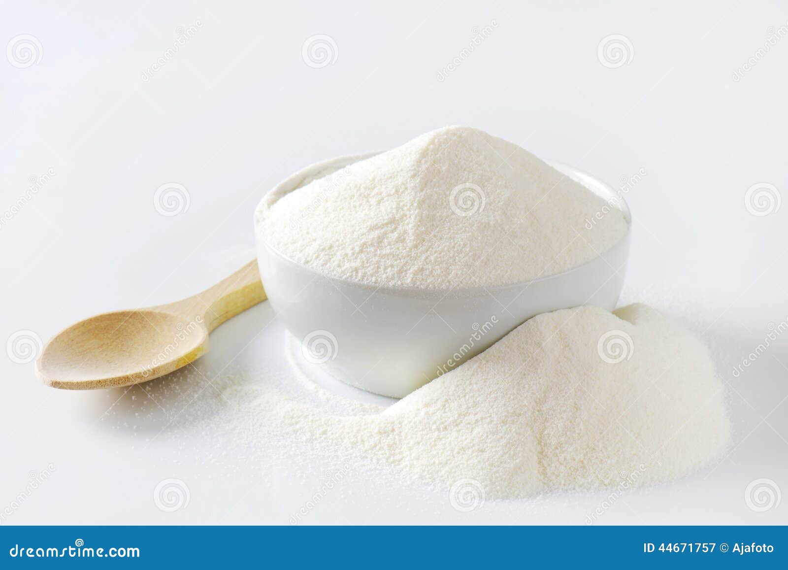 Volle melkpoeder stock afbeelding. Image of substituut - 44671757