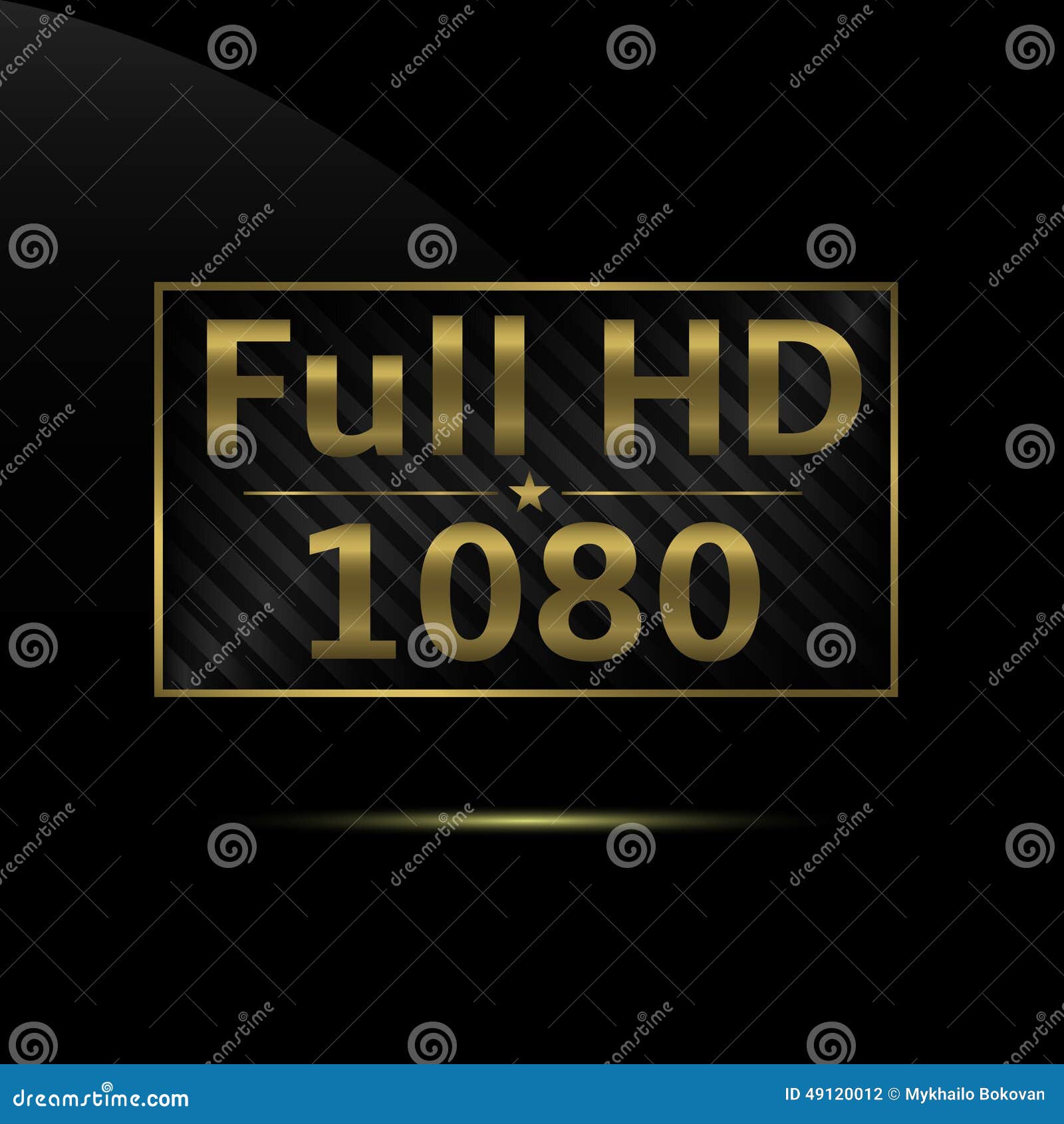 Volledig HD-pictogram vector illustratie. Illustration of ontwerp ...