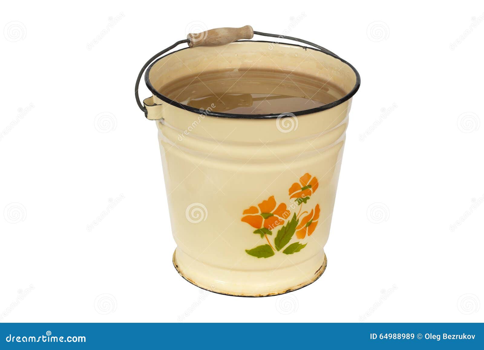 Voller Eimer Wasser stockbild. Bild von reinigung, haus - 64988989