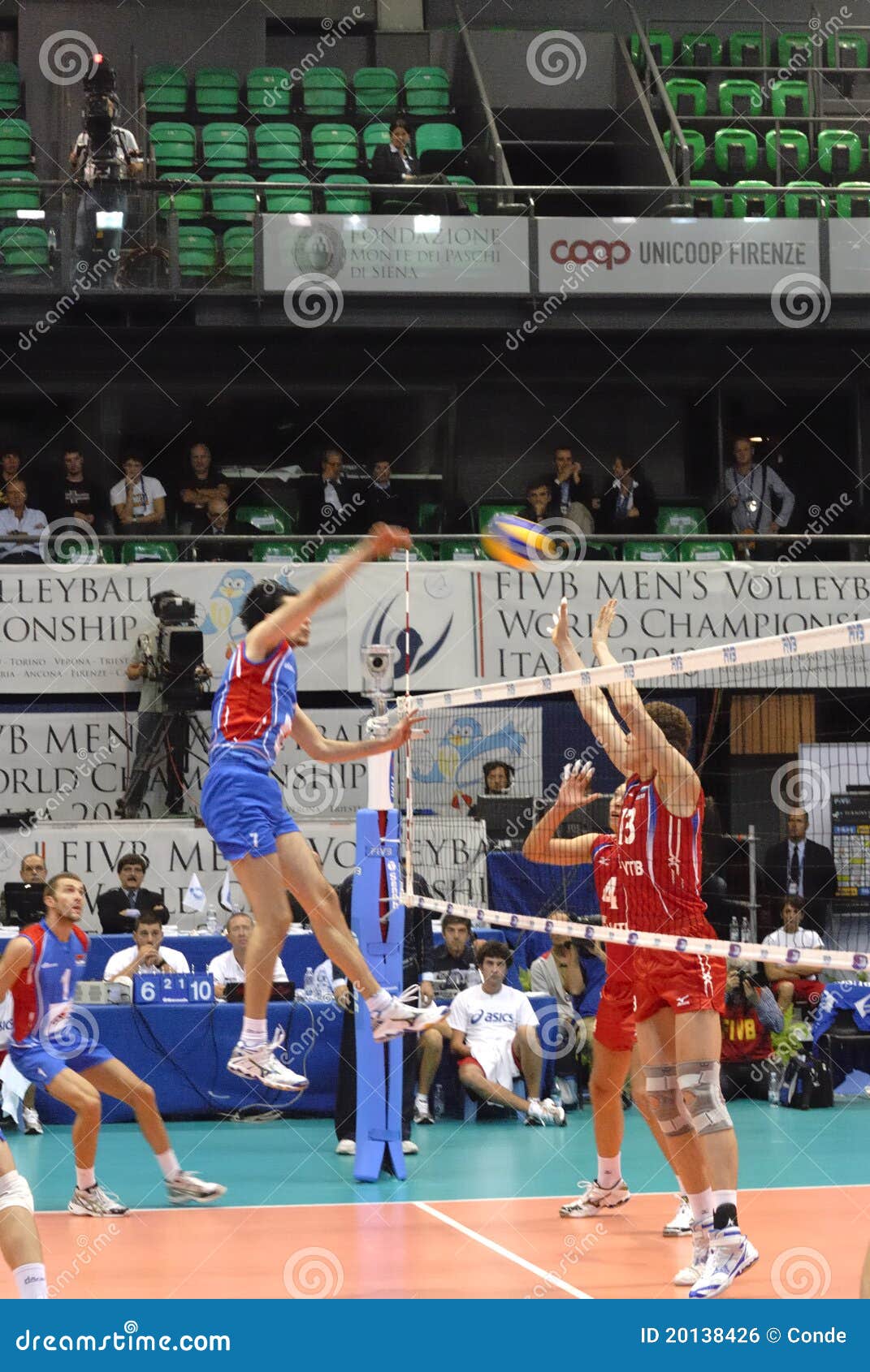 Volley Game. Ofensive Action Editorial Photo - Image of point, audience ...