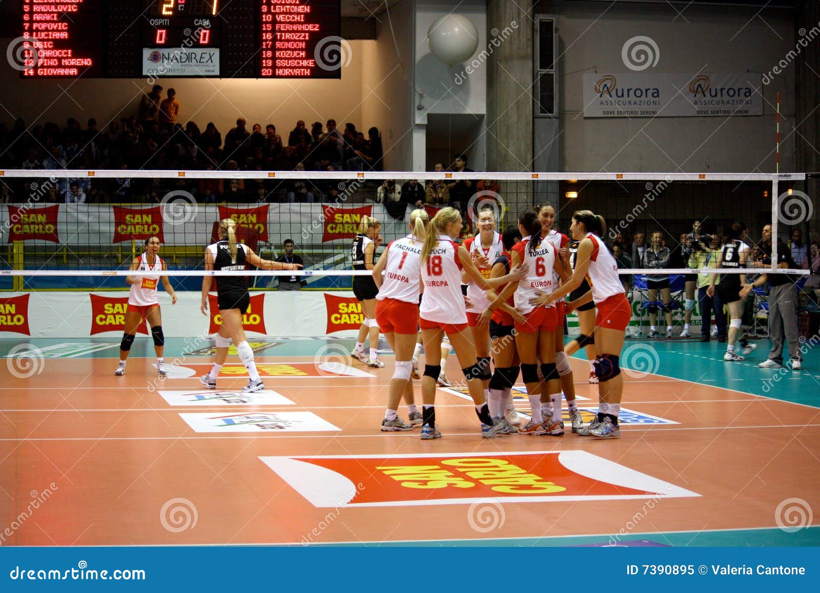 Volley - Volleyball All Star Game 2008 Editorial Image - Image of ...