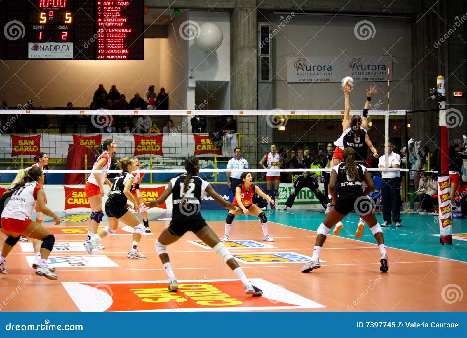 Volley - Volleyball All Star Game 2008 Editorial Image - Image of arena ...