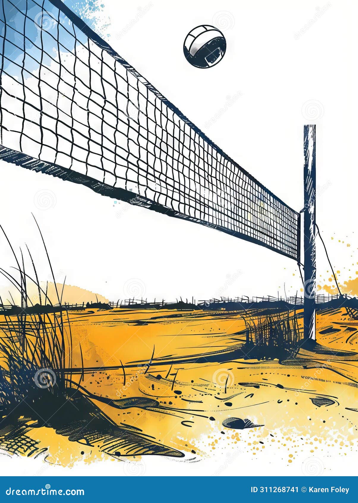 Volleyball Background Graphics Template Stock Illustration ...