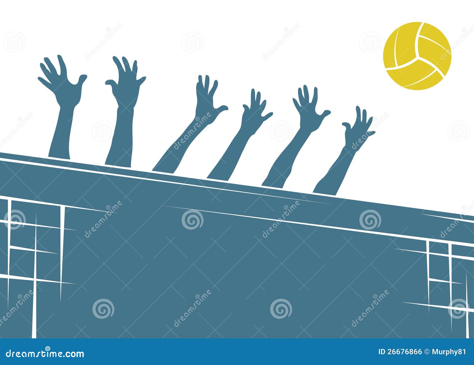 Volleyball background stock vector. Illustration of template - 26676866