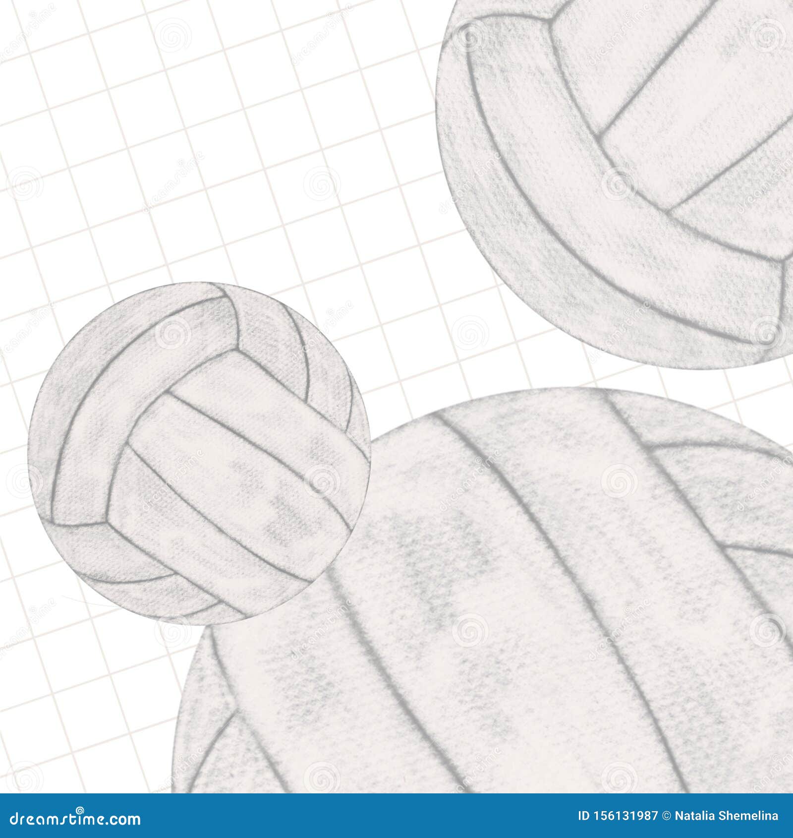 A Volleyball Ball, Design Templates, Abstract Illustration Stock ...
