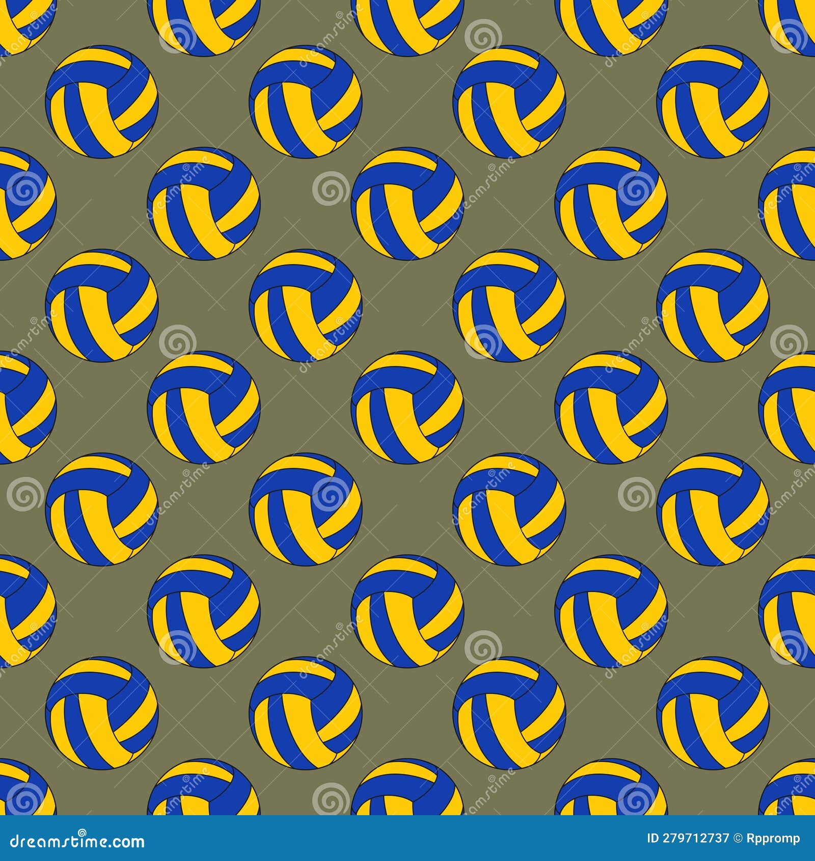 Volleyball Ball Graphic Seamless Pattern Stock Vector - Illustration of ...