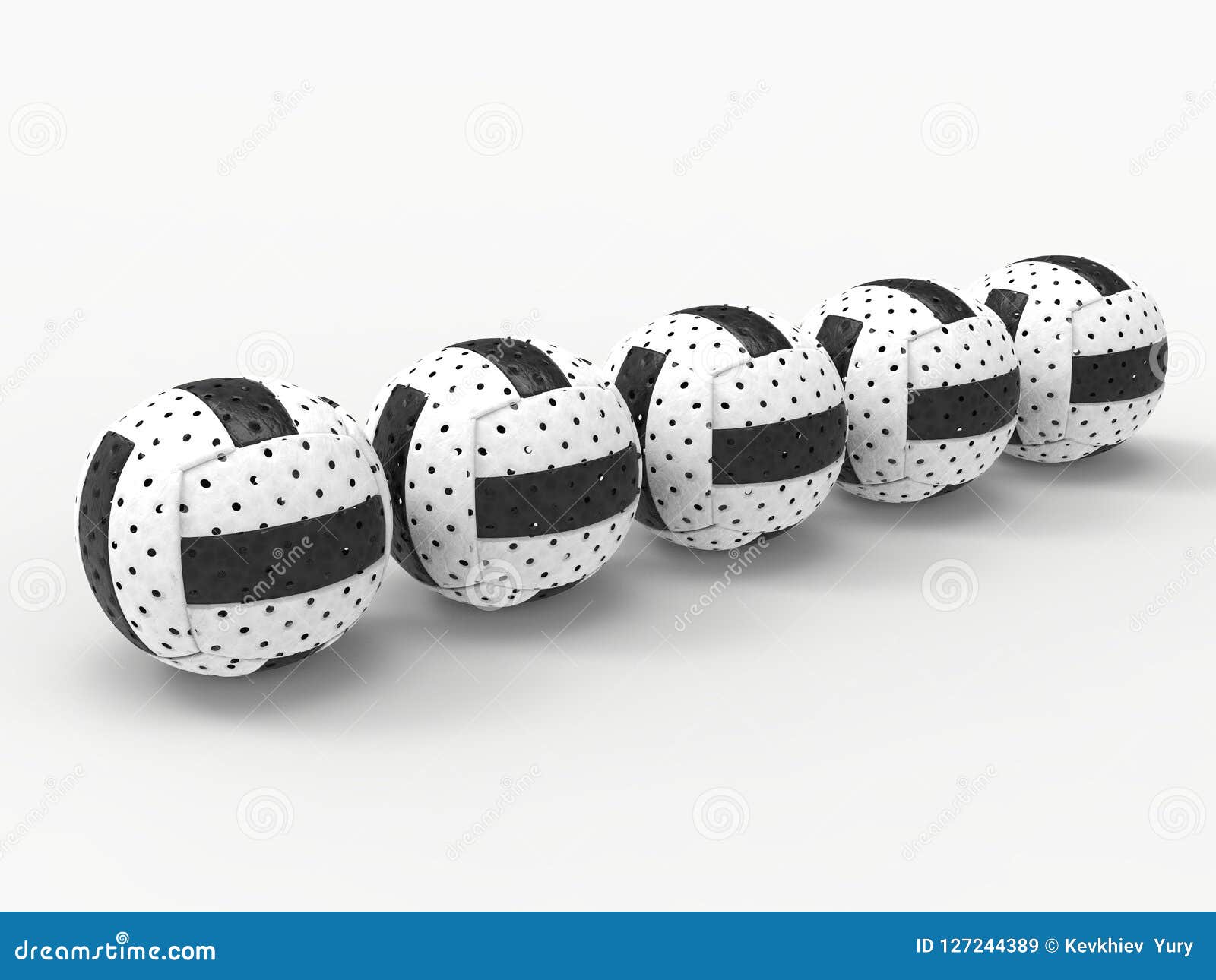 Volleyball Balls With Wings Cups And Crown. Vector Set Of Sport Logo ...