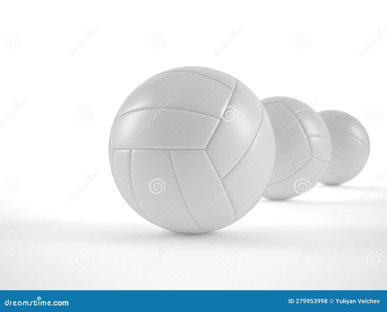 Volleyball Balls With Wings Cups And Crown. Vector Set Of Sport Logo ...