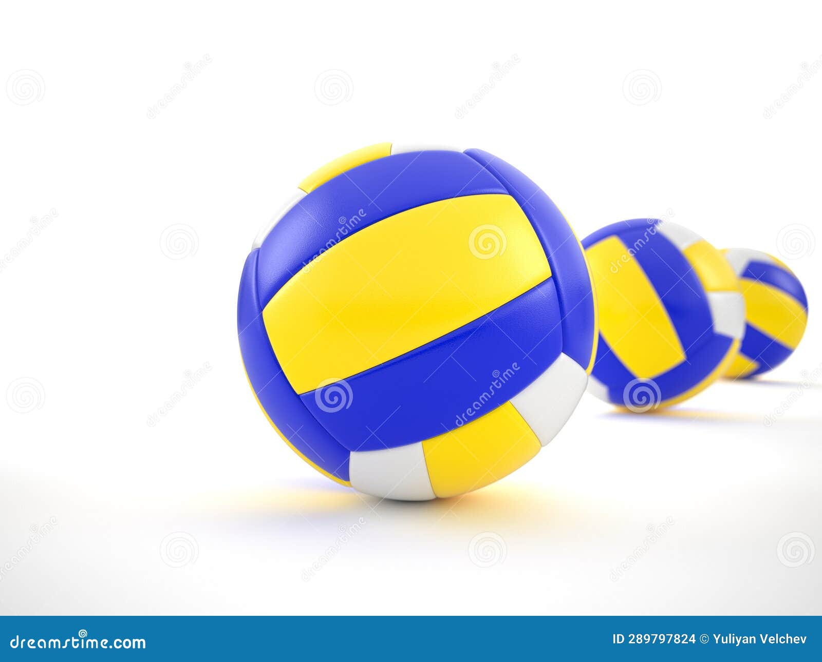 Volleyball Balls With Wings Cups And Crown. Vector Set Of Sport Logo ...